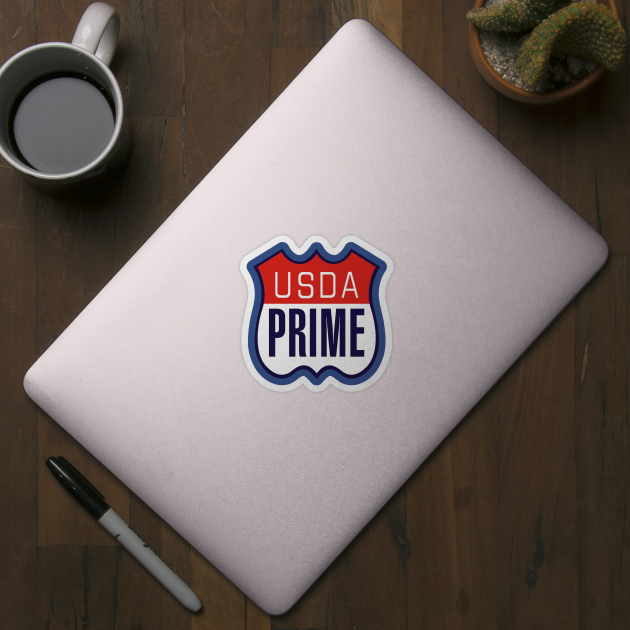 USDA Prime - Usda Prime - Sticker | TeePublic