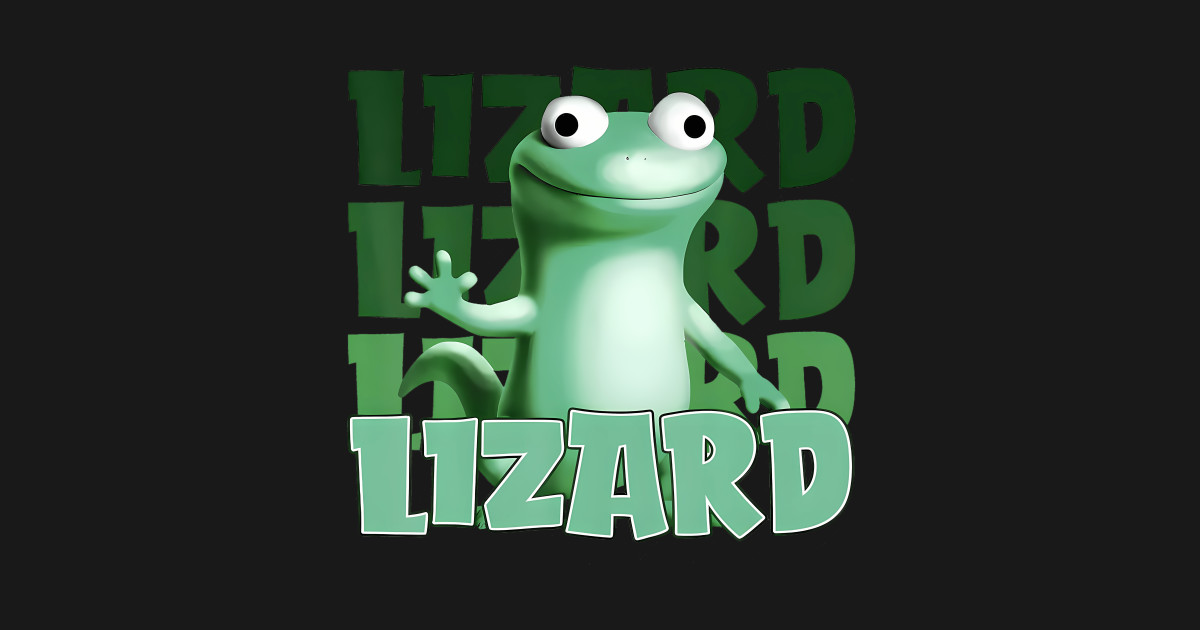 Weirdcore Animal Lizard Lizard Lizard - Funny Animal Meme - T-Shirt | TeePublic