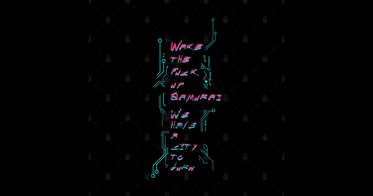 Cyberpunk 2077 | Samurai - Cyberpunk 2077 - Sticker | TeePublic