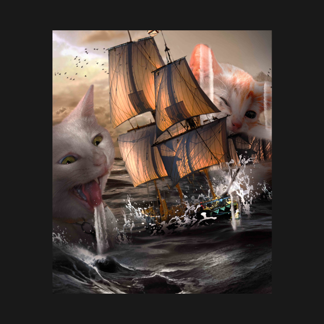 Cat Kraken Krakitten - Cat Kraken Krakitten - T-Shirt | TeePublic