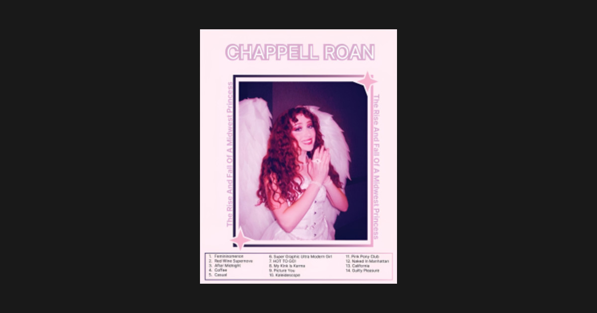 Chappell Roan Poster Design - Chappell Roan - T-Shirt | TeePublic