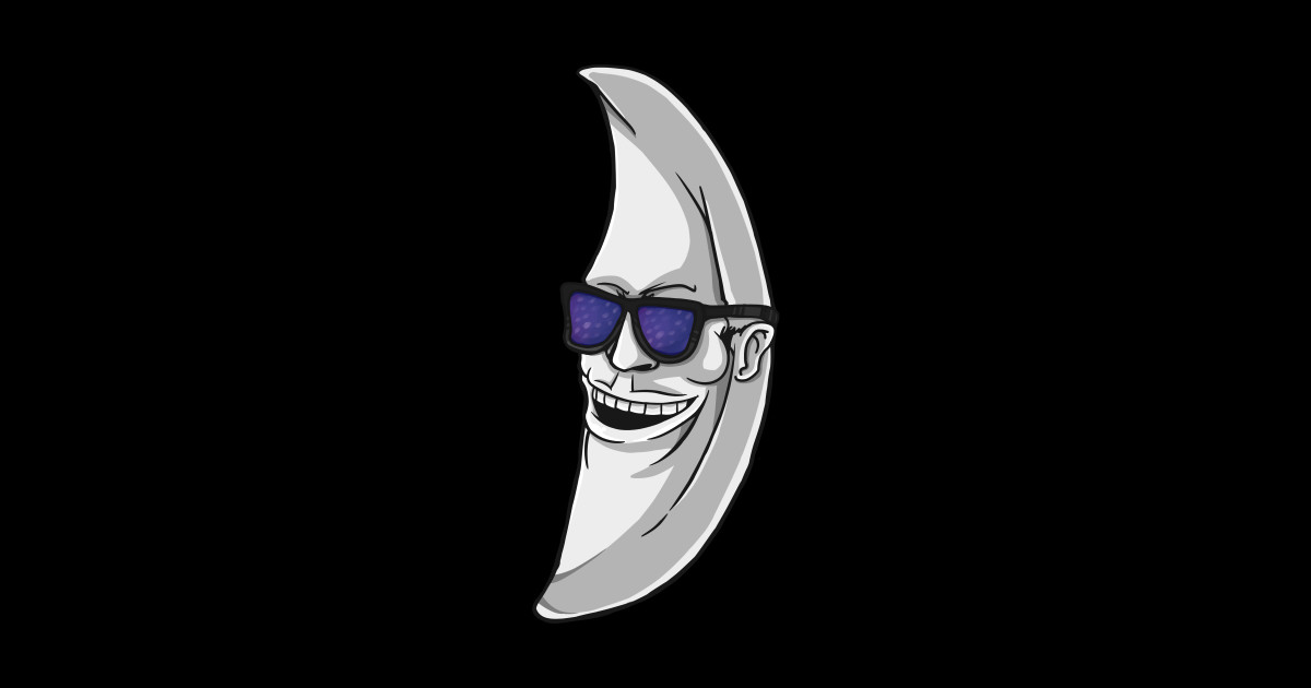 Moonman Original Design 2 - Moonman - Sticker | TeePublic
