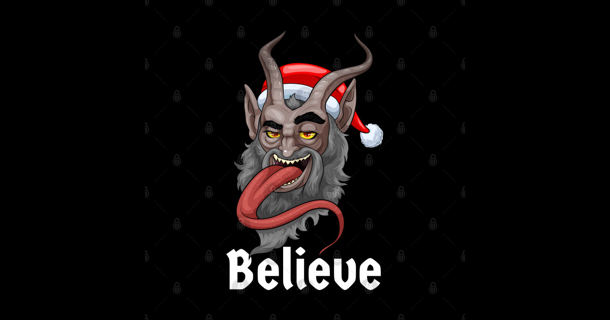 Believe In Krampus Creepy Germanic Christmas Demon Horror - Krampus ...