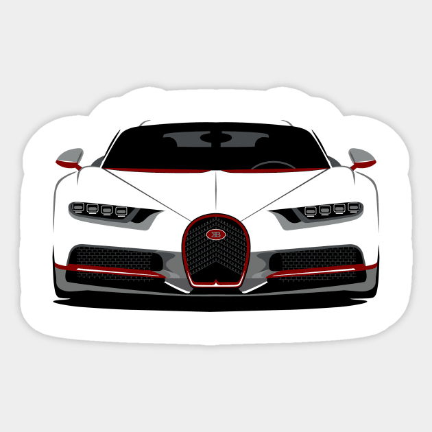 Legally-Luxurious - Bugatti Chiron - Sticker | TeePublic