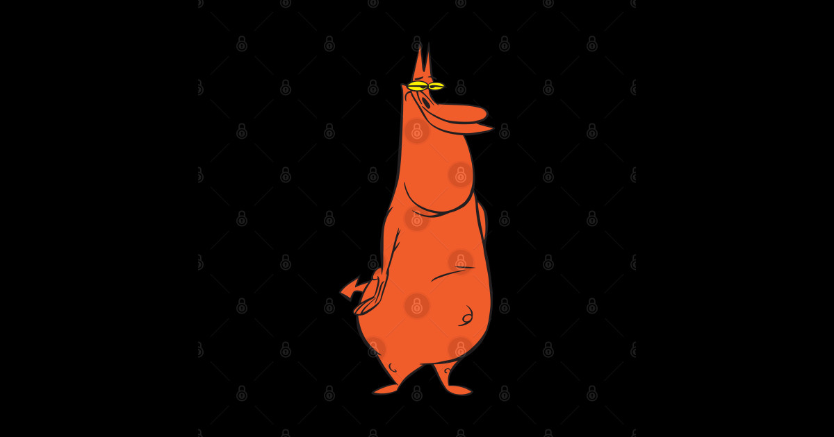 DEVIL - Cow & Chicken - Robzilla - Sticker | TeePublic