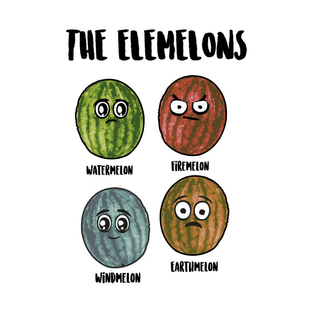 The Elemelons - Elements - T-Shirt | TeePublic