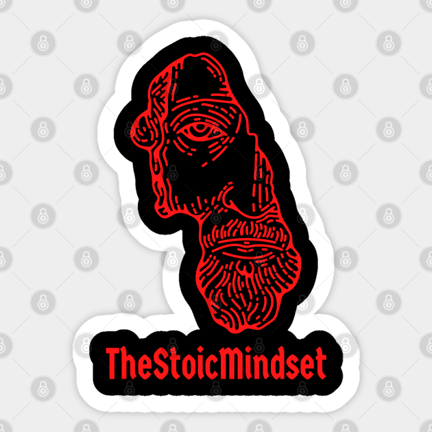 Stoic Face - Stoicism - Sticker | TeePublic