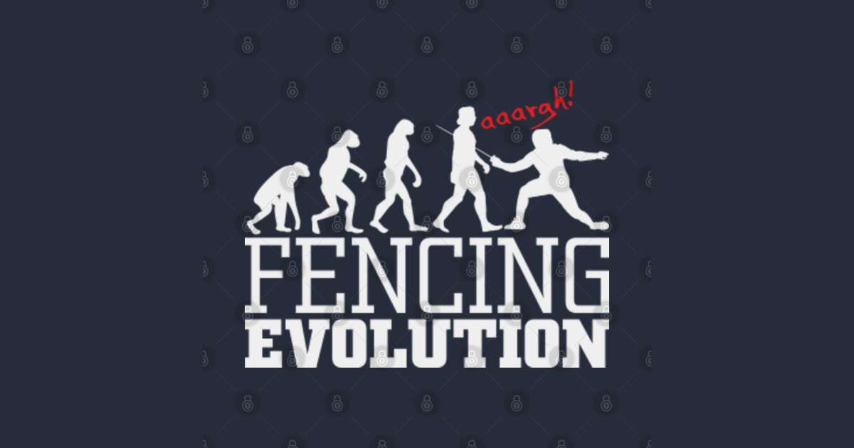 Fencing Evolution - Fencing Evolution - T-Shirt | TeePublic
