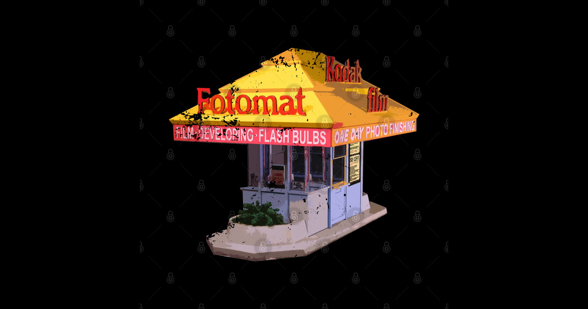 Fotomat 1980's Retro Design Distressed Worn Look - Fotomat - T-Shirt ...