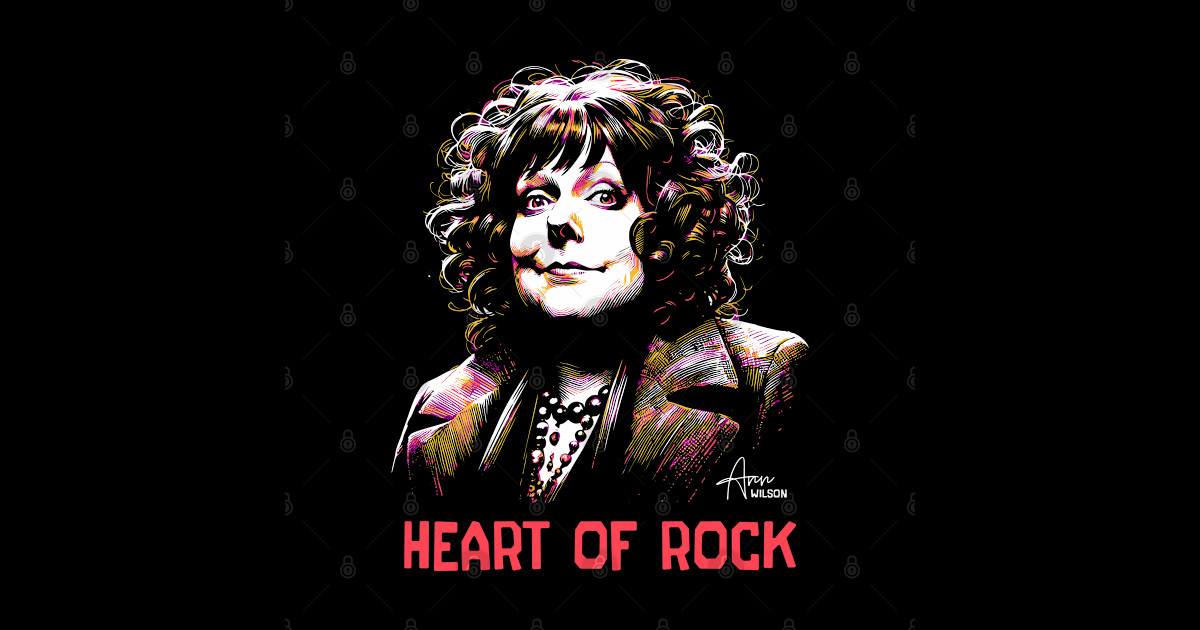 Ann Wilson Caricature - Ann Wilson - Sticker | TeePublic