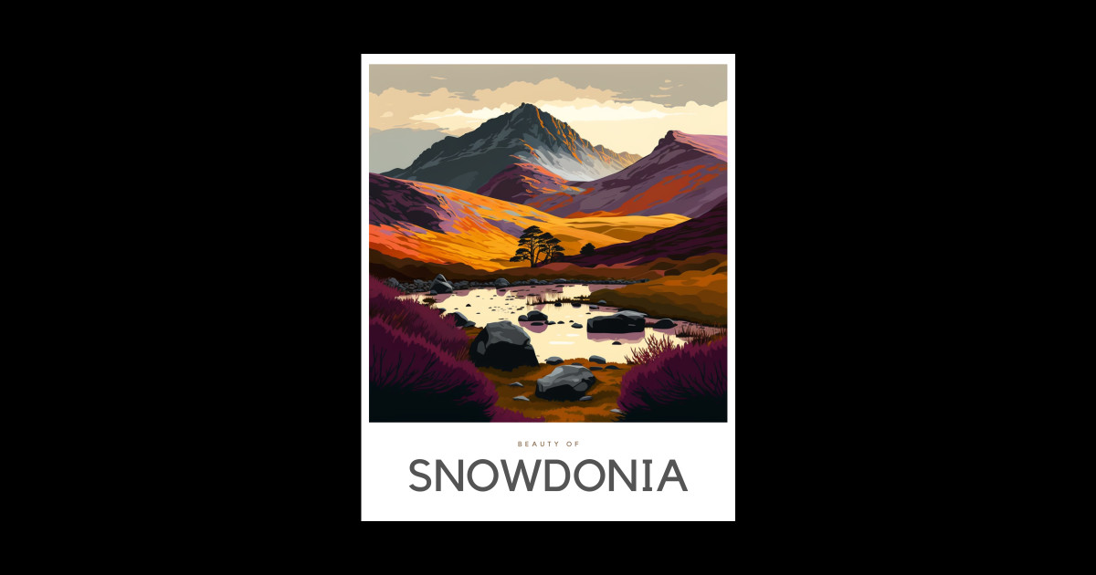 Beauty of Snowdonia - Snowdonia - Sticker | TeePublic