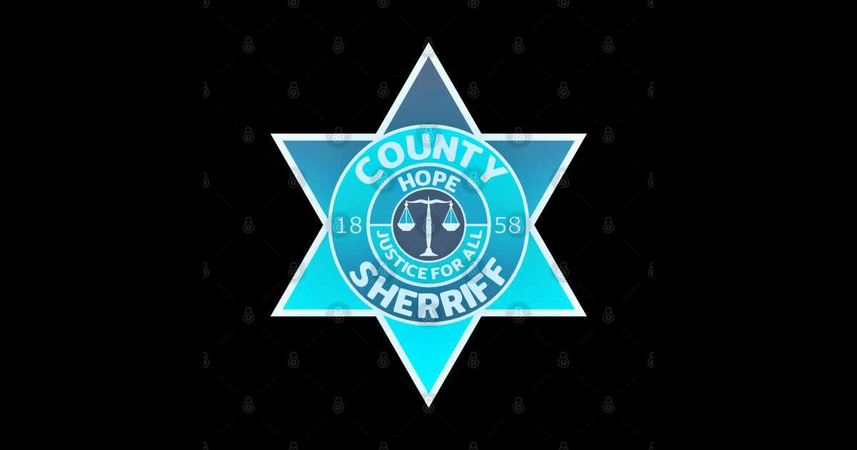County Sheriff Badge - Hope - Rambo: First Blood - Rambo - Sticker ...