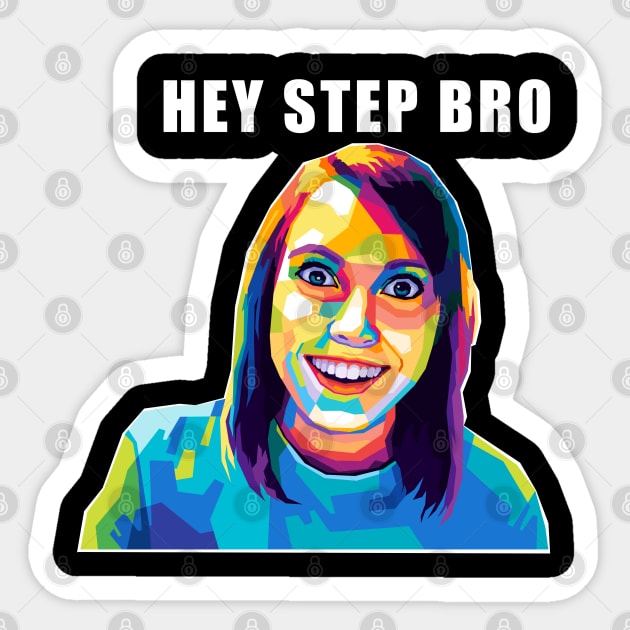 Step Bro Meme Wpap Pop Art - Meme - Sticker | TeePublic