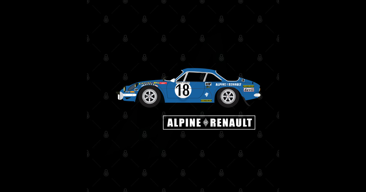 Alpine A110 - Alpine - Sticker | TeePublic