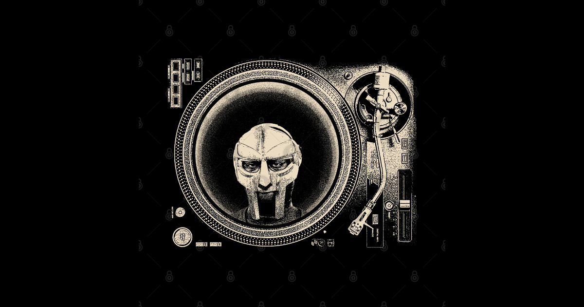 Vinyl Record mf doom Rap - Vinyl - Sticker | TeePublic