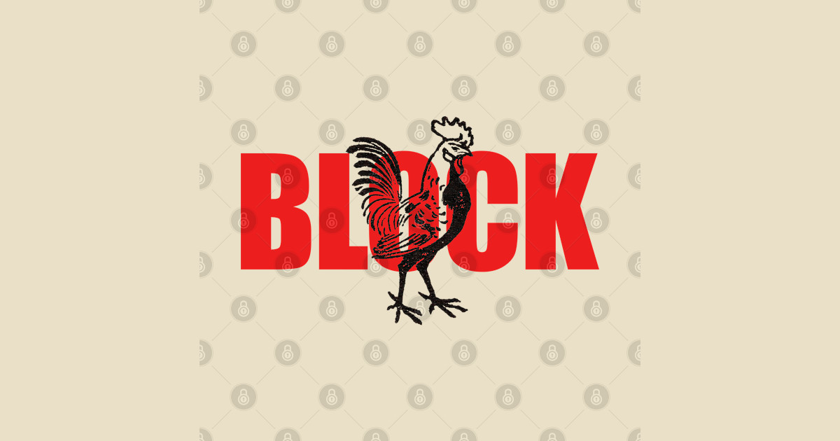 cock block illustration - Cock Block - T-Shirt | TeePublic