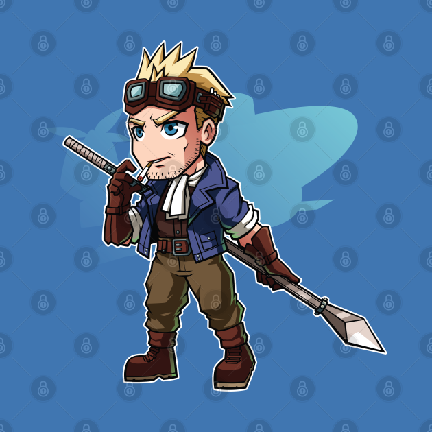 Cid Chibi FF7 - Cid Highwind - Phone Case | TeePublic