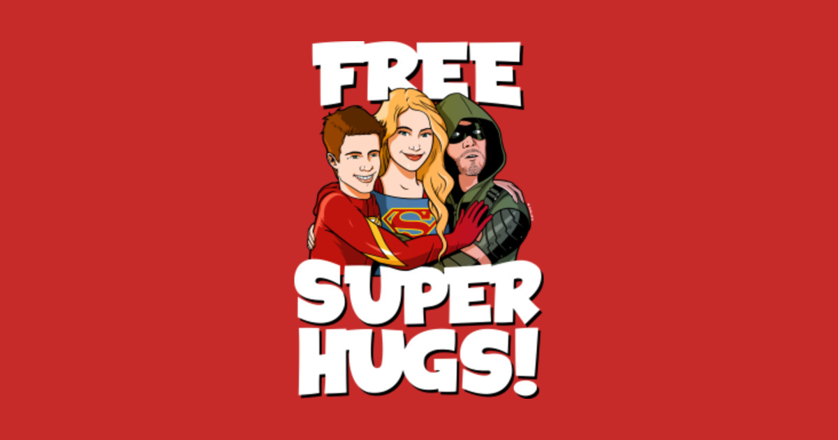 Super Hugs - Supergirl - T-Shirt | TeePublic