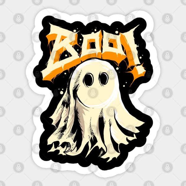 Boo! - Ghost - Sticker | TeePublic