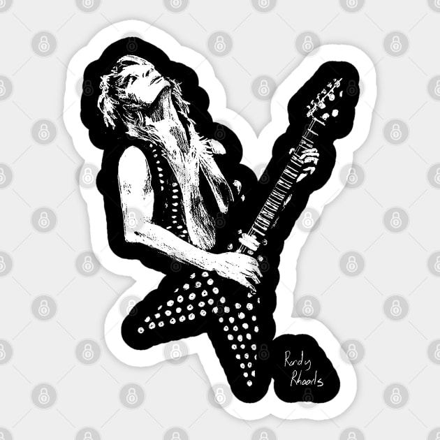 Randy Rhoads Vintage - Randy Rhoads - Sticker | TeePublic