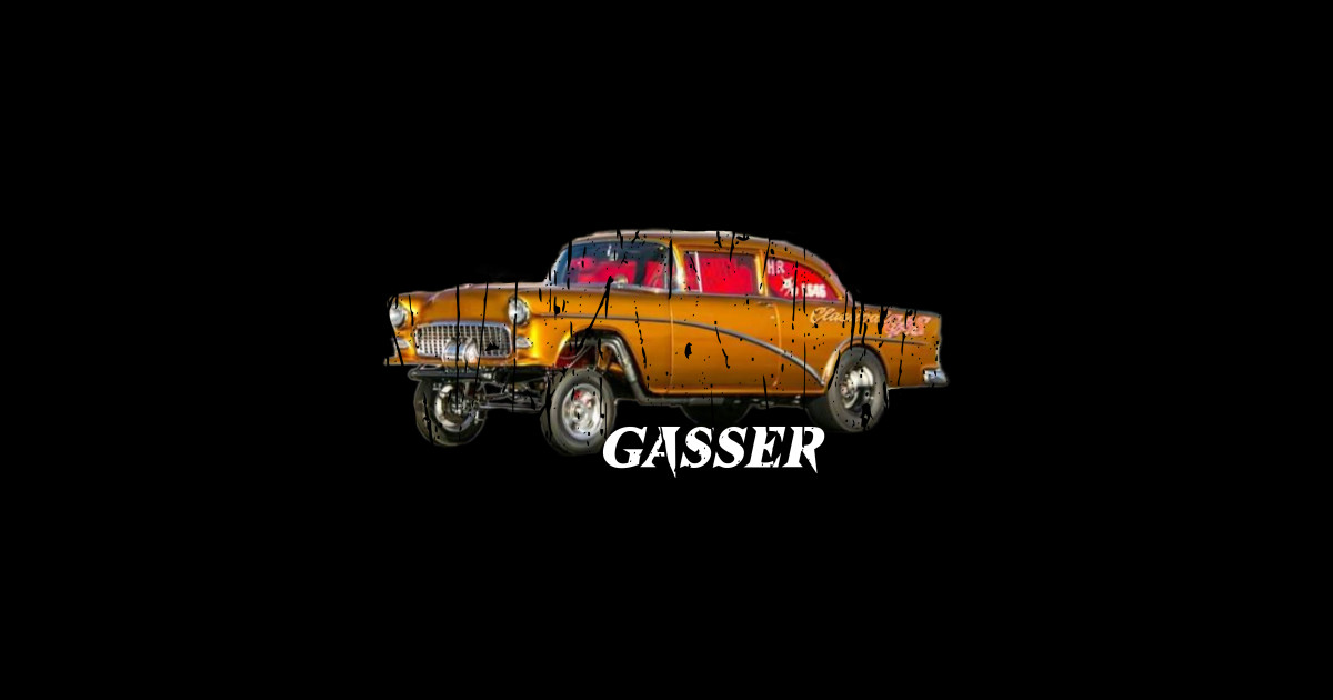 Gasser Hot Rod Chevrolet Sticker Teepublic