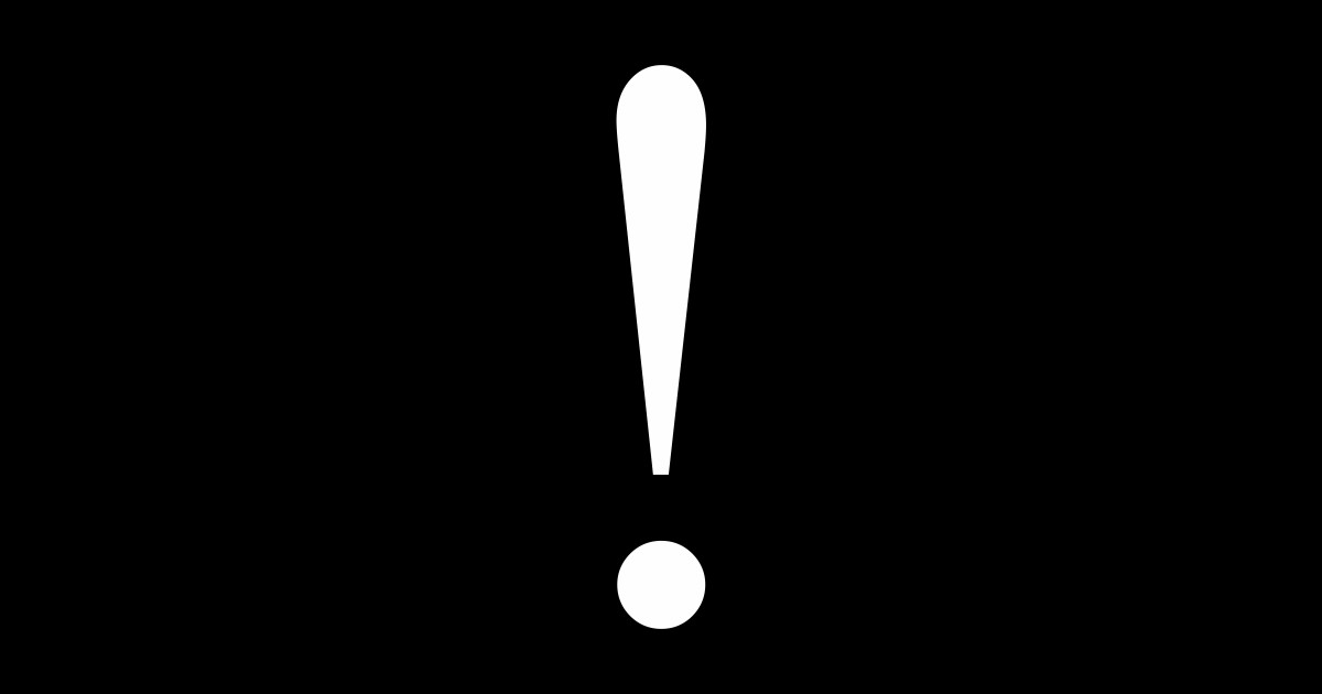 Alphabet Punctuation ! - Exclamation Mark - Alphabet Punctuation ...