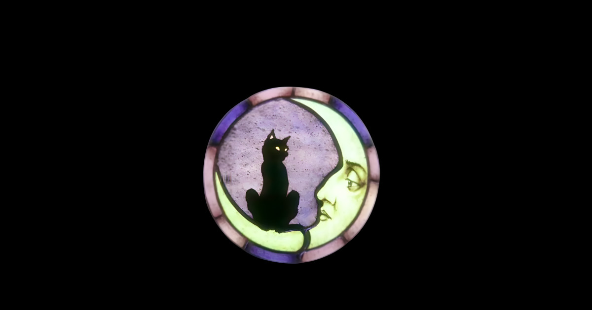 Mazzy Star Moon Cat - White - Mazzy Star - Sticker | TeePublic