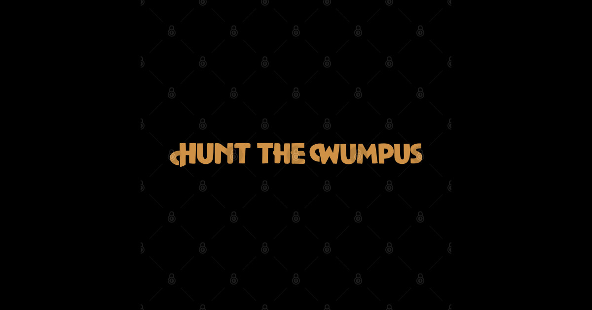 Hunt the Wumpus 70s Retro - Hunt The Wumpus - Sticker | TeePublic