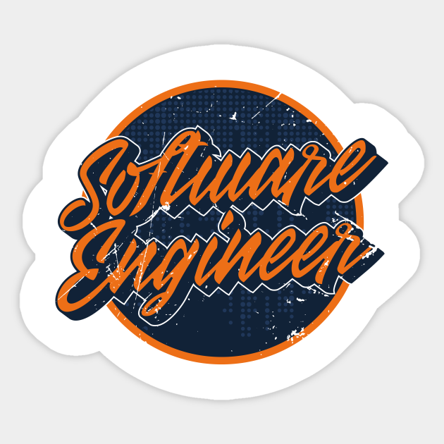 Software Engineer Logo - Software Engineer - Sticker | TeePublic