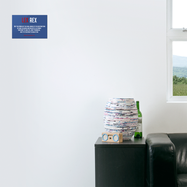 Lex Rex Quote - Lex Rex - Posters and Art Prints | TeePublic