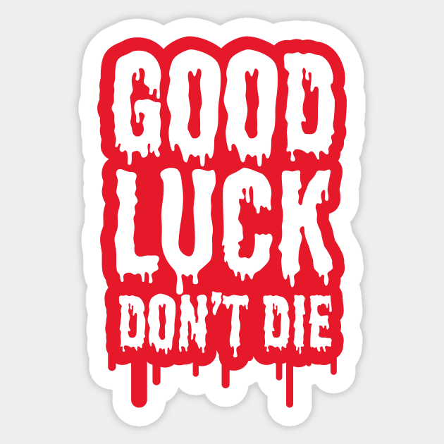 Good Luck Sticker - Motorbike - Sticker | TeePublic