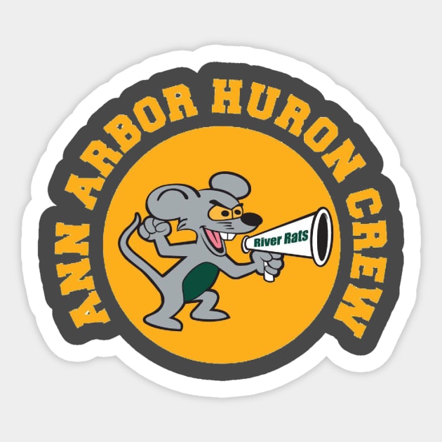 Row Rats - Gold Theme - Row Rat - Sticker | TeePublic