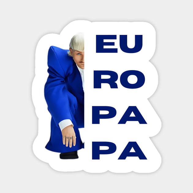 Joost Singer Klein Europapa Photo - Joost Singer Klein - Magnet | TeePublic