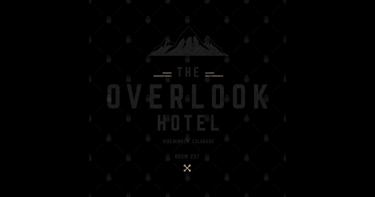 The Overlook Hotel - Sidewinder, Colorado - modern vintage logo ...