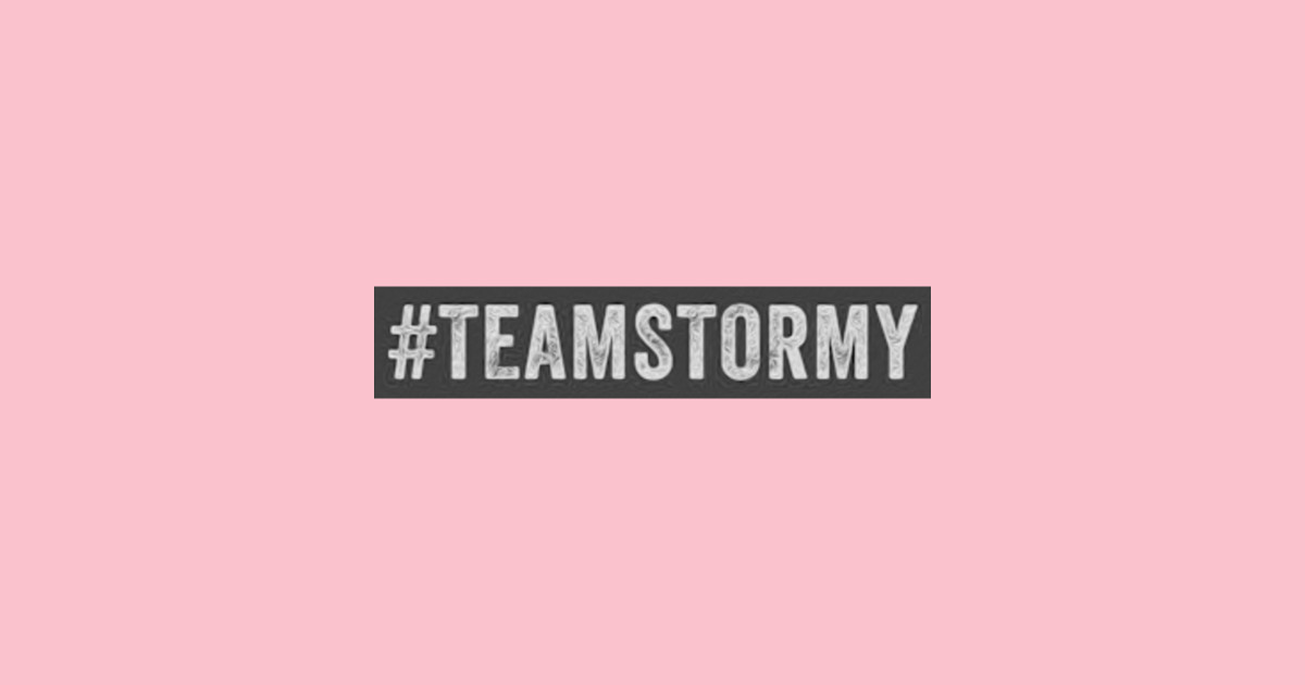 Team Stormy // Logo Box Grayscale Style - Team Stormy - T-Shirt | TeePublic