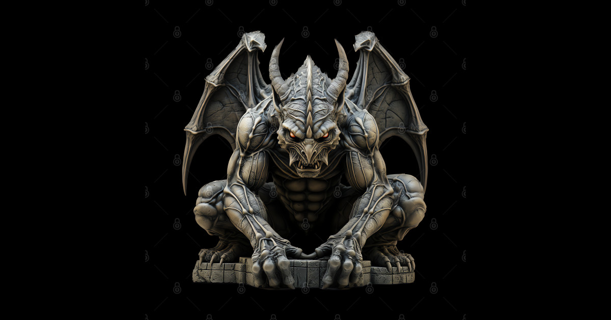 Gargoyle Guardian - Gargoyles - Sticker | TeePublic