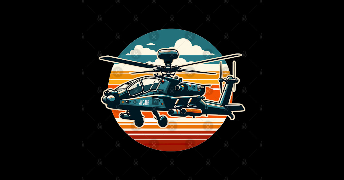 AH-64 Apache - Ah 64 Apache - Posters and Art Prints | TeePublic