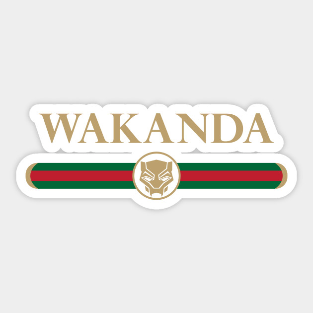 Wakanda Logo - Wakanda - Sticker | TeePublic
