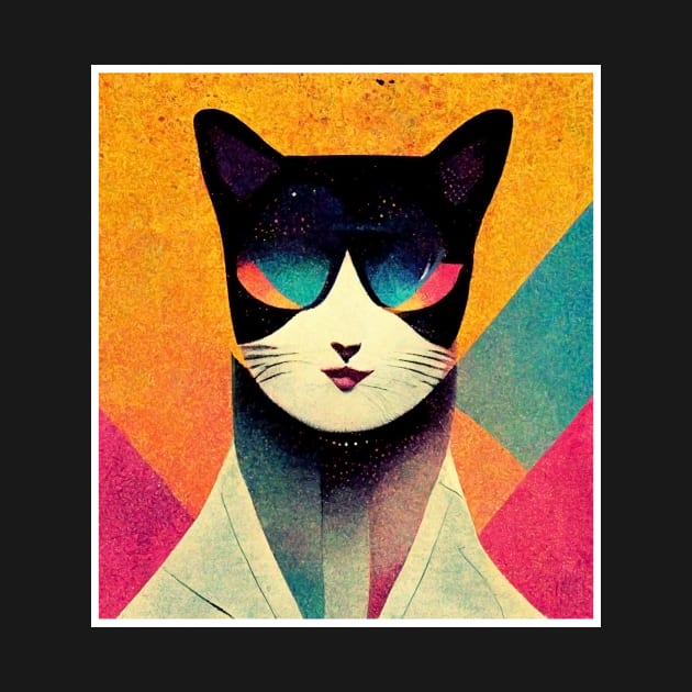 disco cat - Cat Woman - T-Shirt | TeePublic
