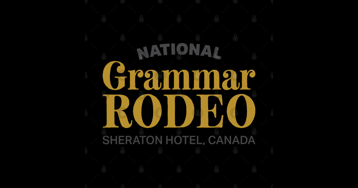National Grammar Rodeo - Sheraton Hotel, Canada - Funny Simpsons - T ...