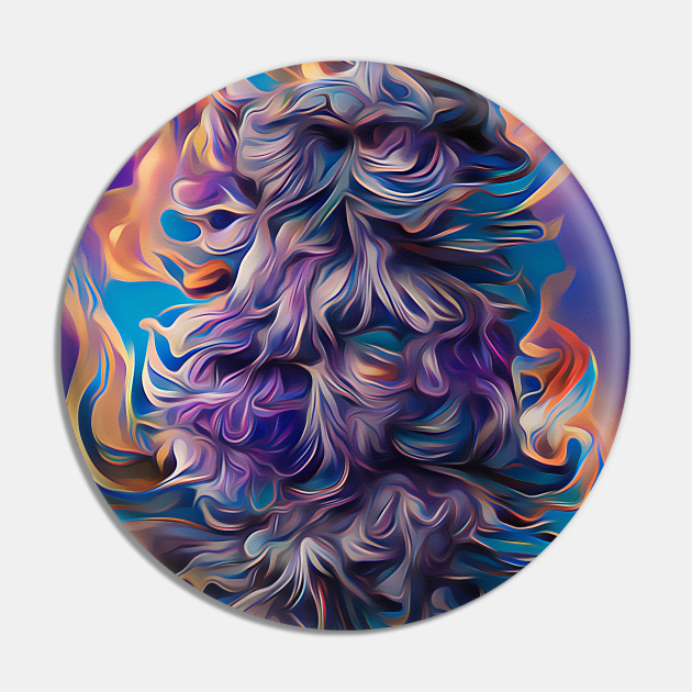 Blue Swollen Hot Shimmering Nug Bud Weed Cannabis - Nugs - Pin | TeePublic