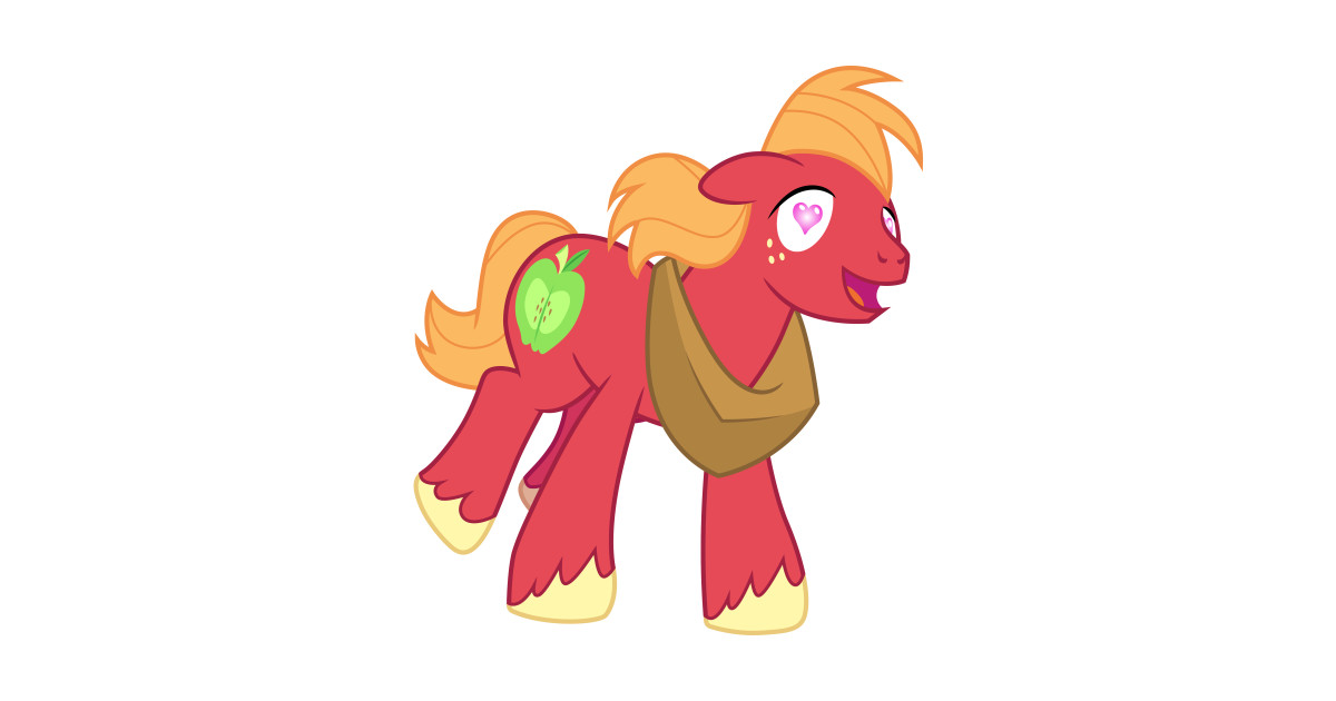 Big Mac galloping heart 1 - My Little Pony - T-Shirt | TeePublic