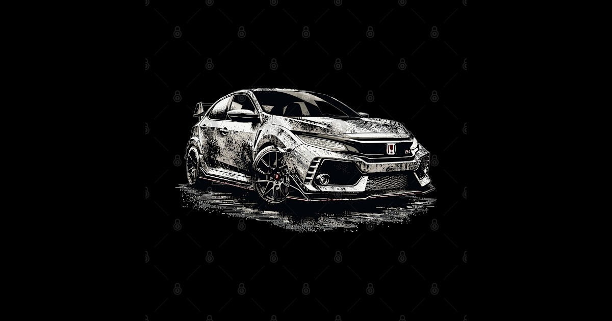 Honda Civic Type R - Honda Civic Type R - Sticker | TeePublic