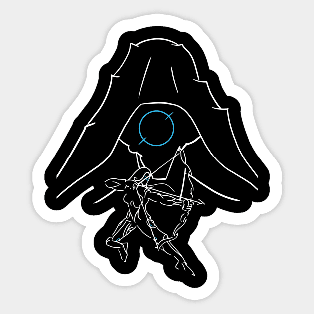 Ivara [Variant 02] - Warframe - Sticker | TeePublic