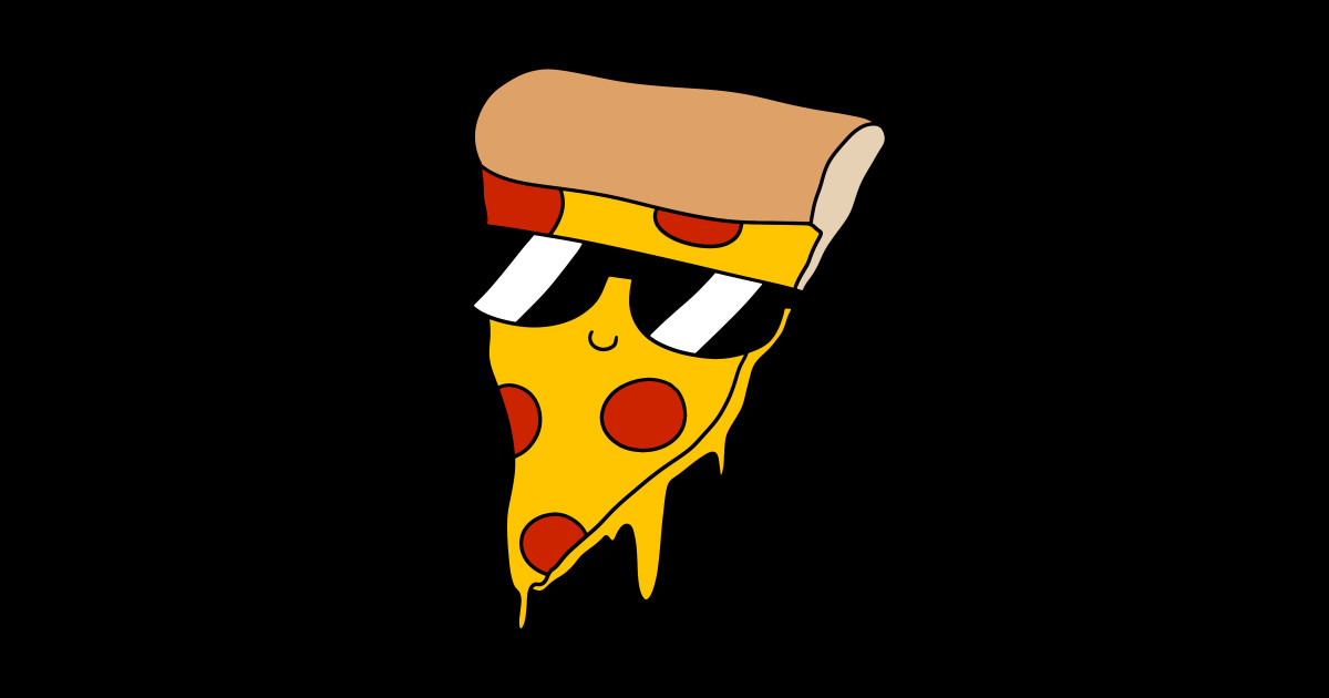 Cool Pizza - Pizza - Sticker | TeePublic
