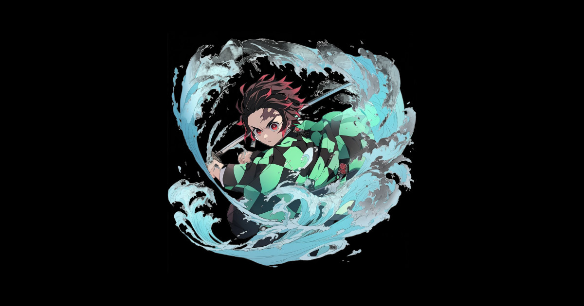 DEMON SLAYER WATER RAGE - Demon Slayer - Posters and Art Prints | TeePublic