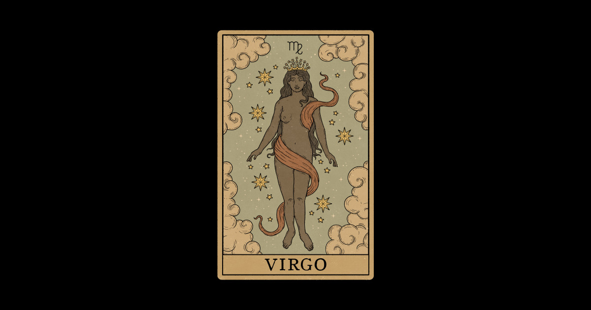 Virgo Card - Virgo - Sticker | TeePublic