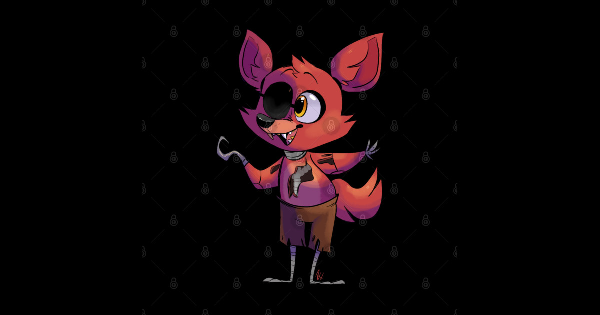 fnaf 1 foxy - Fnaf - Sticker | TeePublic