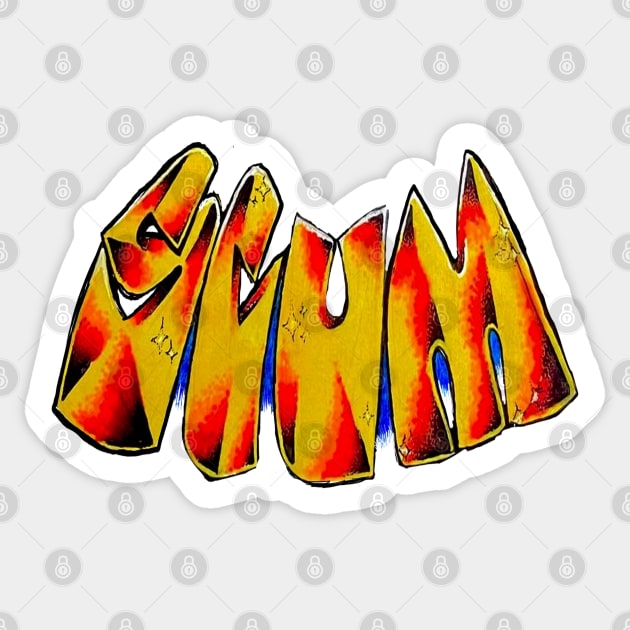 Scum of the Earth - Graffiti - Sticker | TeePublic