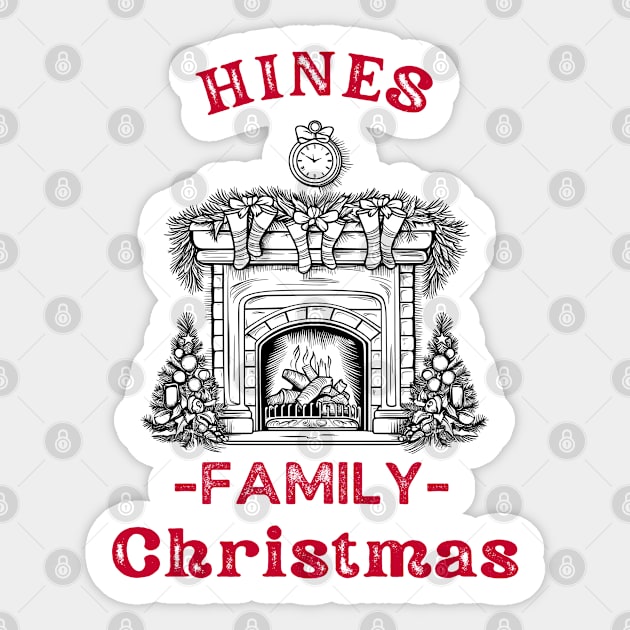Hines Family Christmas - Hines - Sticker | TeePublic